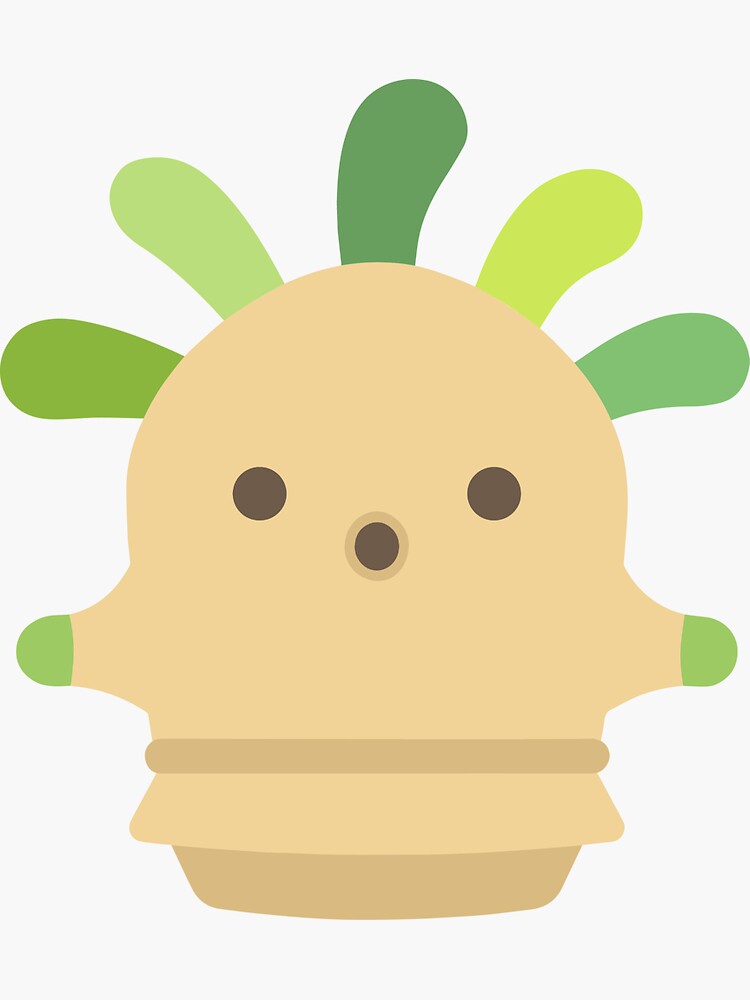 "acnh brown squeakoid gyroid" Sticker for Sale by iinamour | Redbubble