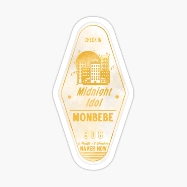 "MONBEBE Midnight Idol Sticker" Sticker for Sale by CarellaArt | Redbubble