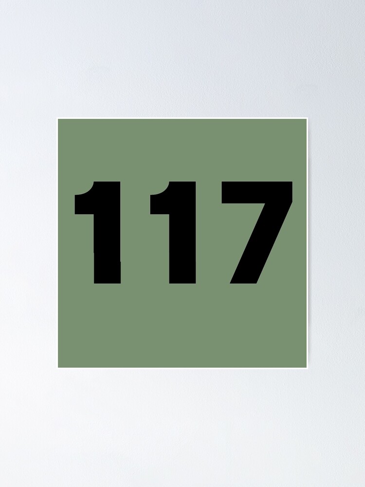 "117 Master Chief" Poster for Sale by Reecethebeast | Redbubble