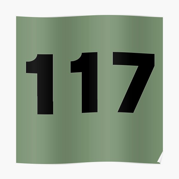 "117 Master Chief" Poster for Sale by Reecethebeast | Redbubble