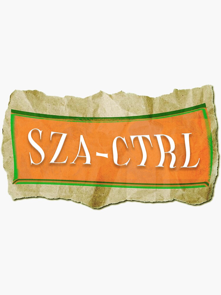 "SZA - CTRL Logo Shirt design album" Sticker for Sale by Malenki ...