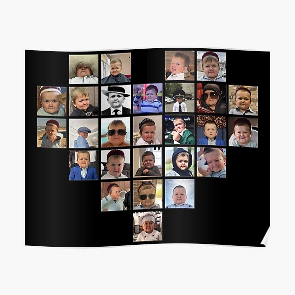 "Hasbulla collage pictures " Poster by Sid-B | Redbubble