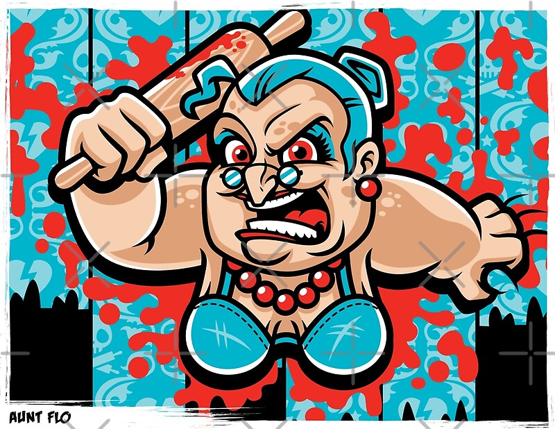 "Aunt Flo" by harebrained | Redbubble