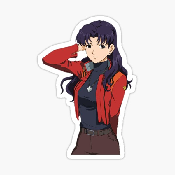 "Misato Katsuragi evangelion 2022" Sticker for Sale by aminelemihi96 ...