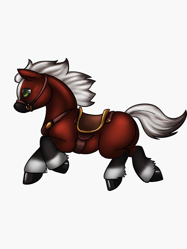 "Epona the Pony" Sticker for Sale by igglypou | Redbubble