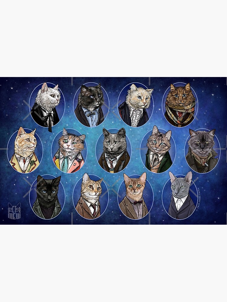 "Doctor Mew (NO 13)" Poster by jennyparks | Redbubble