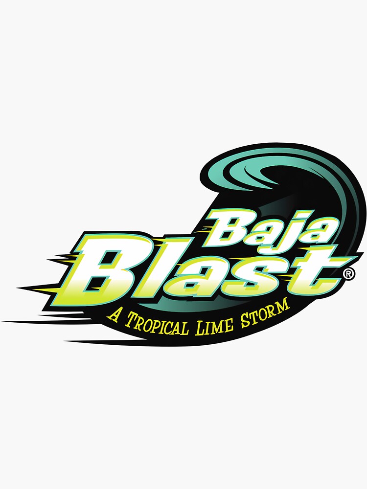 "baja blast plain logo" Sticker for Sale by born2buyshirts | Redbubble