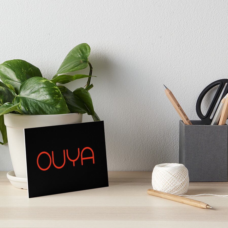 "Ouya Logo" Art Board Print for Sale by RubenCRM | Redbubble