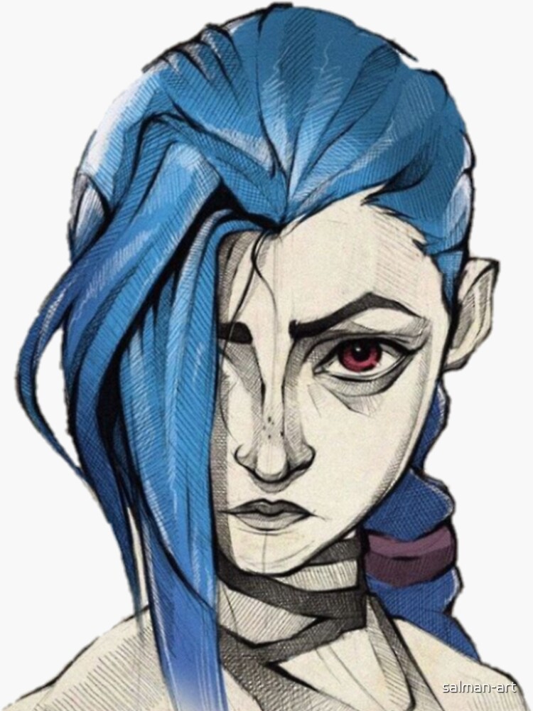 "jinx" Sticker by salman-art | Redbubble