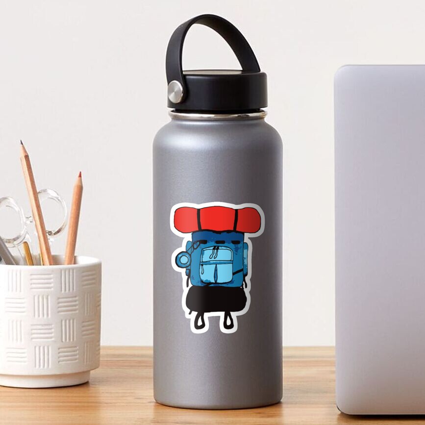 "Backpacker" Sticker for Sale by catalinaoco | Redbubble