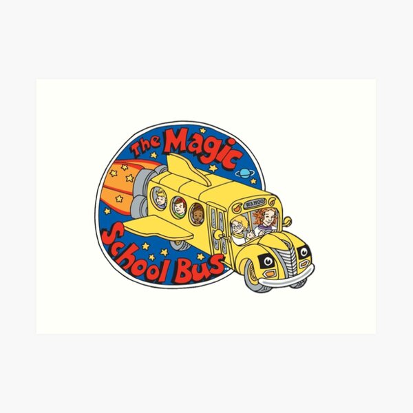 "The Magic School Bus logo" Art Print for Sale by AtodaS | Redbubble