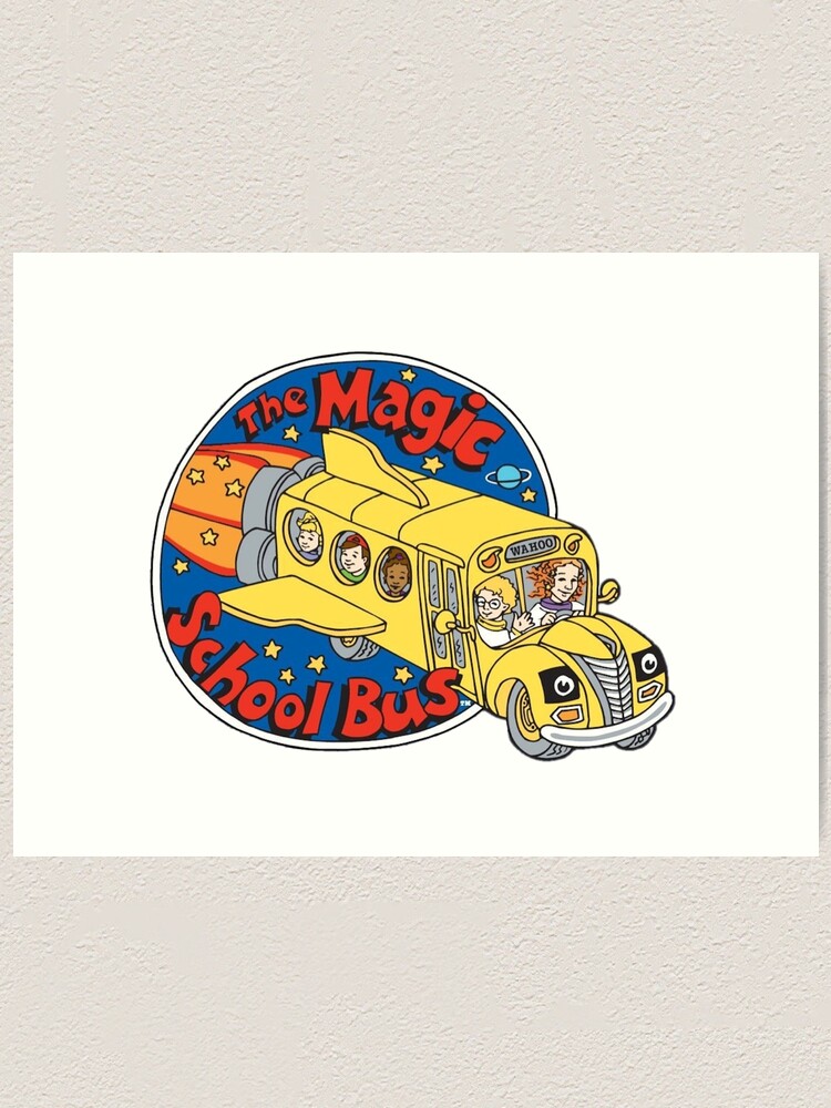 "The Magic School Bus logo" Art Print for Sale by AtodaS | Redbubble