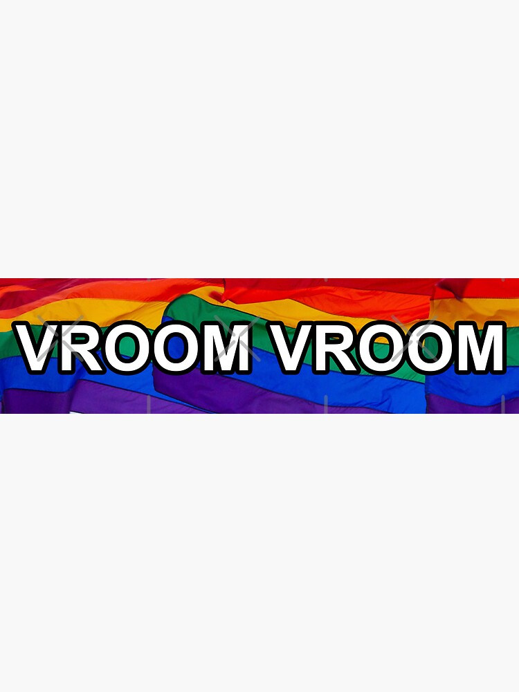""vroom vroom"" Sticker for Sale by nataliaivonica | Redbubble