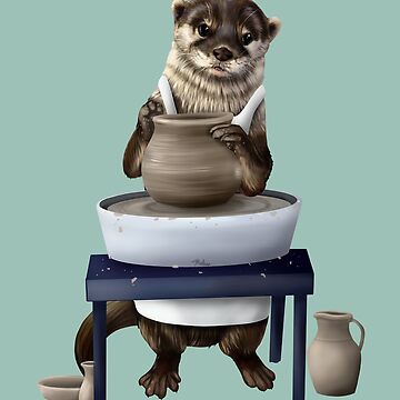 "Otter potter" Sticker for Sale by Mehu | Redbubble