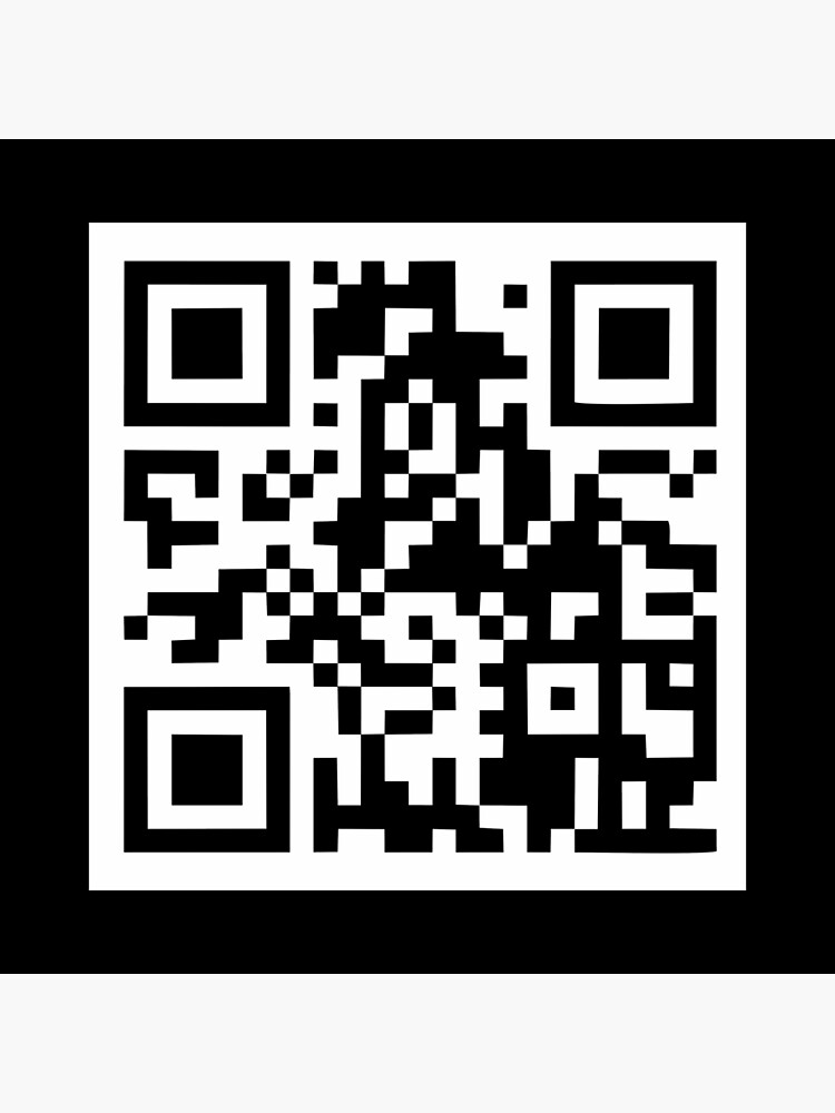 "BEST SELLER - Rick Roll QR Code Merchandise" Photographic Print by ...