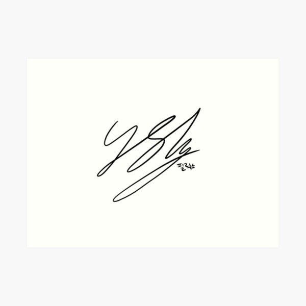 "Lee Felix Signature - SK" Art Print by MADCITYY | Redbubble