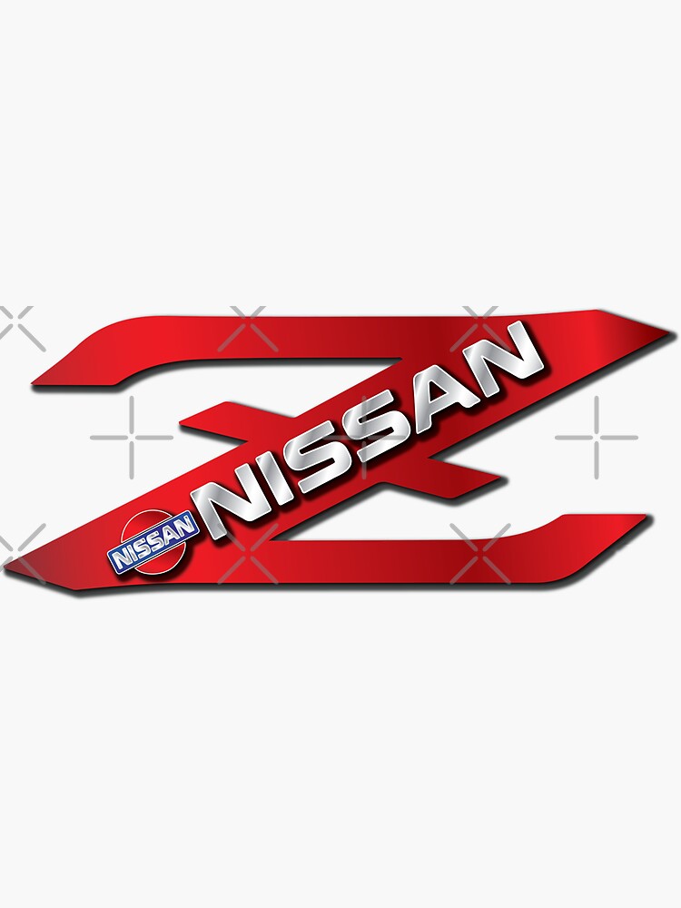 "Nissan Z Logo Four" Sticker for Sale by MOON--STONE | Redbubble