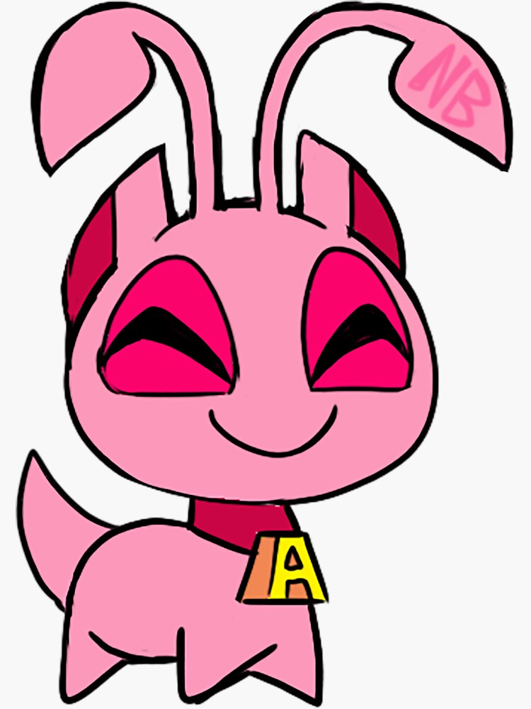 "Pink Aisha" Sticker by NomiBomi | Redbubble