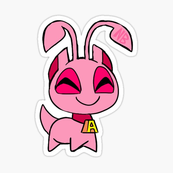 "Pink Aisha" Sticker for Sale by NomiBomi | Redbubble