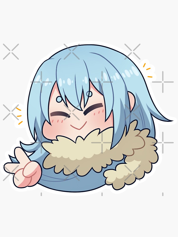 "Chibi Rimuru" Sticker for Sale by YunScribbles | Redbubble