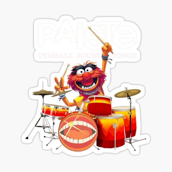 "Sound Gongs Pa-iste Cymbals" Sticker for Sale by AmandaPhillips1 ...