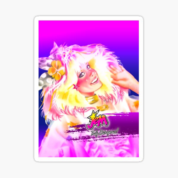 "Jem Is Adventure" Sticker for Sale by Dolls x Beauty | Redbubble