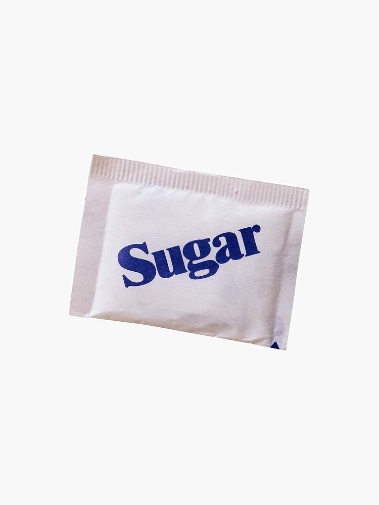 "Sugar Packet " Sticker for Sale by chocolate-malt | Redbubble