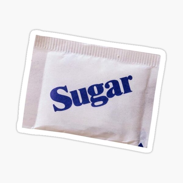"Sugar Packet " Sticker for Sale by chocolate-malt | Redbubble