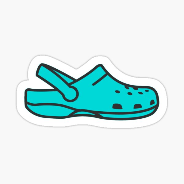 "Crocs Blue" Sticker by sticker-vault | Redbubble