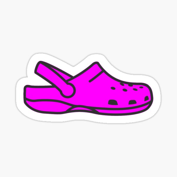 "Crocs Purple" Sticker for Sale by sticker-vault | Redbubble
