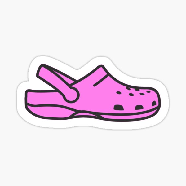 "Crocs Light Pink" Sticker by sticker-vault | Redbubble