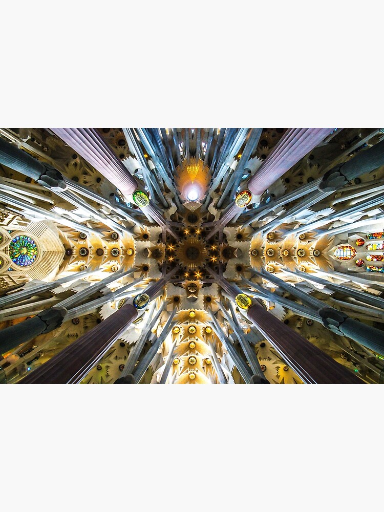 Póster for Sale con la obra «El techo de la obra maestra de Gaudí ...