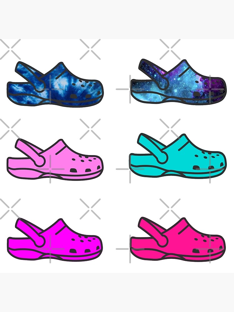 "Croc Sticker Pack" Poster for Sale by sticker-vault | Redbubble
