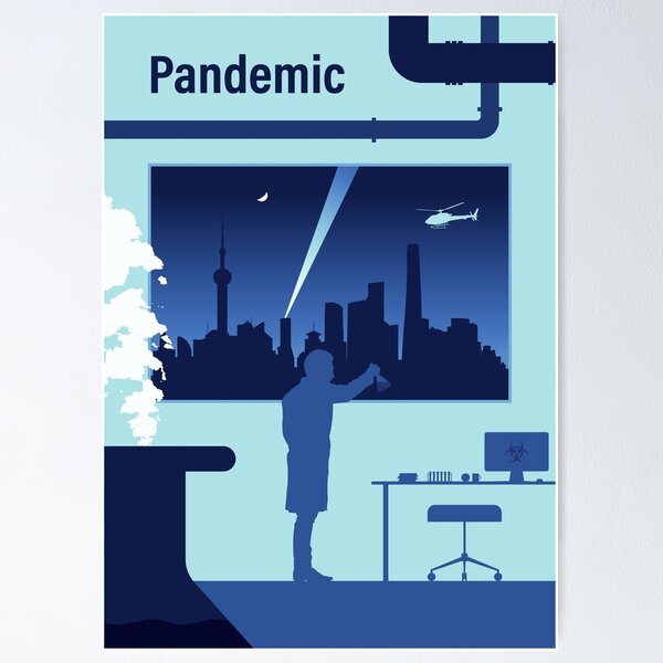 "Pandemic Board Game Print" Poster for Sale by Mountain-Side | Redbubble