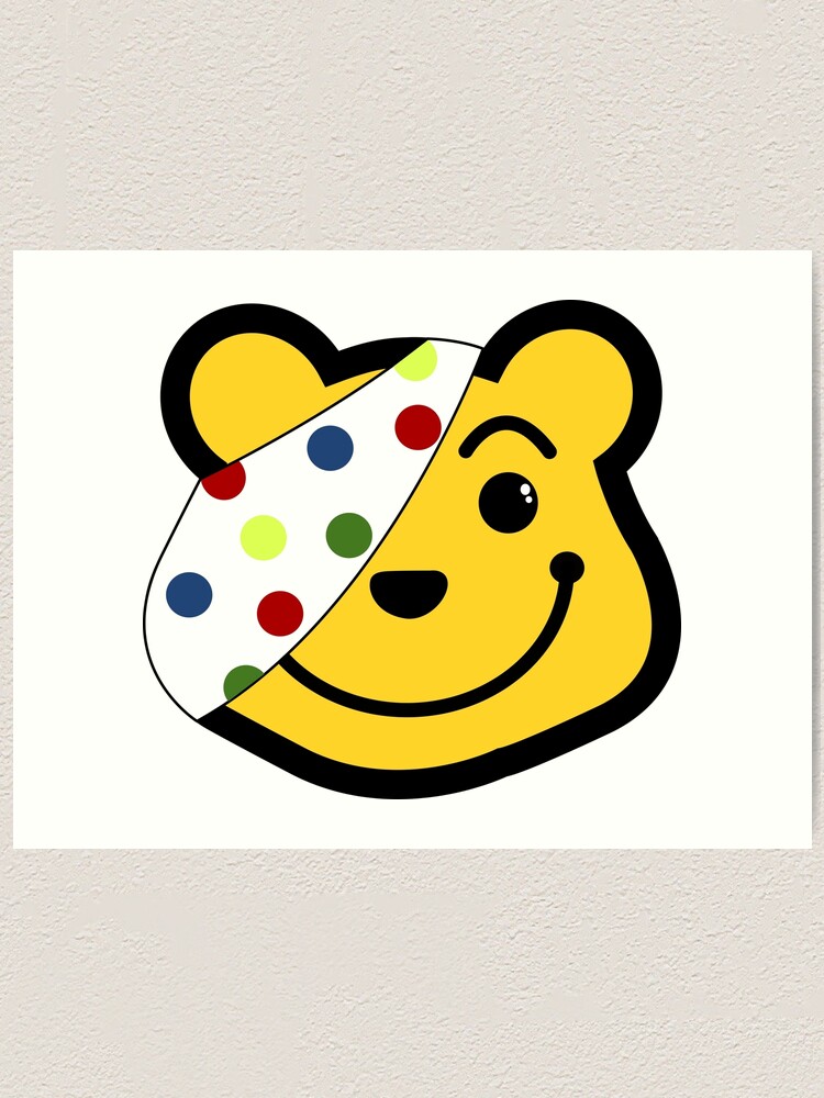 "Tesco Pudsey Bear Smiley Face" Art Print for Sale by Infinity2534 ...