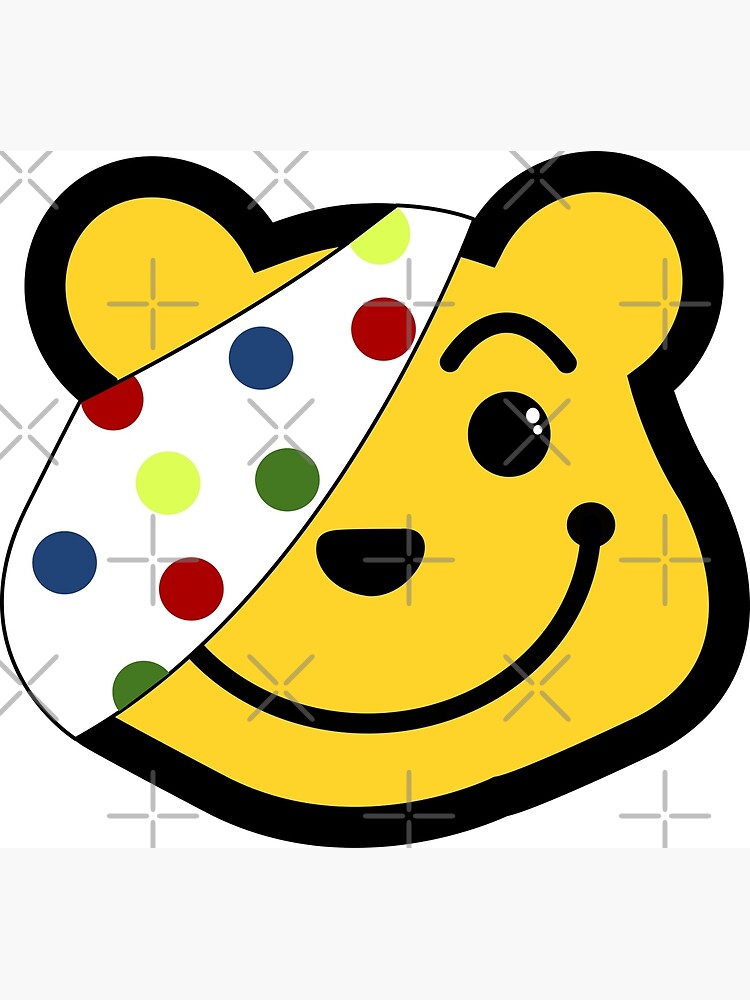 "Tesco Pudsey Bear Smiley Face" Poster by Infinity2534 | Redbubble