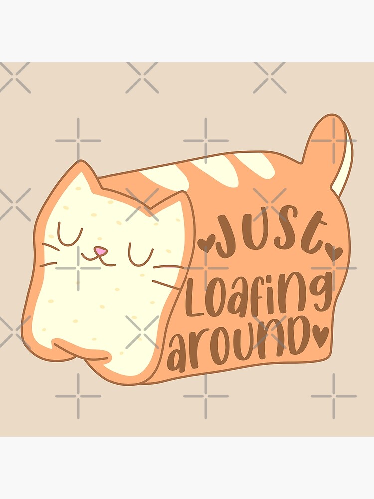 "Loafing around cute cat stickers, Kitty stickers, Kawaii cat stickers ...