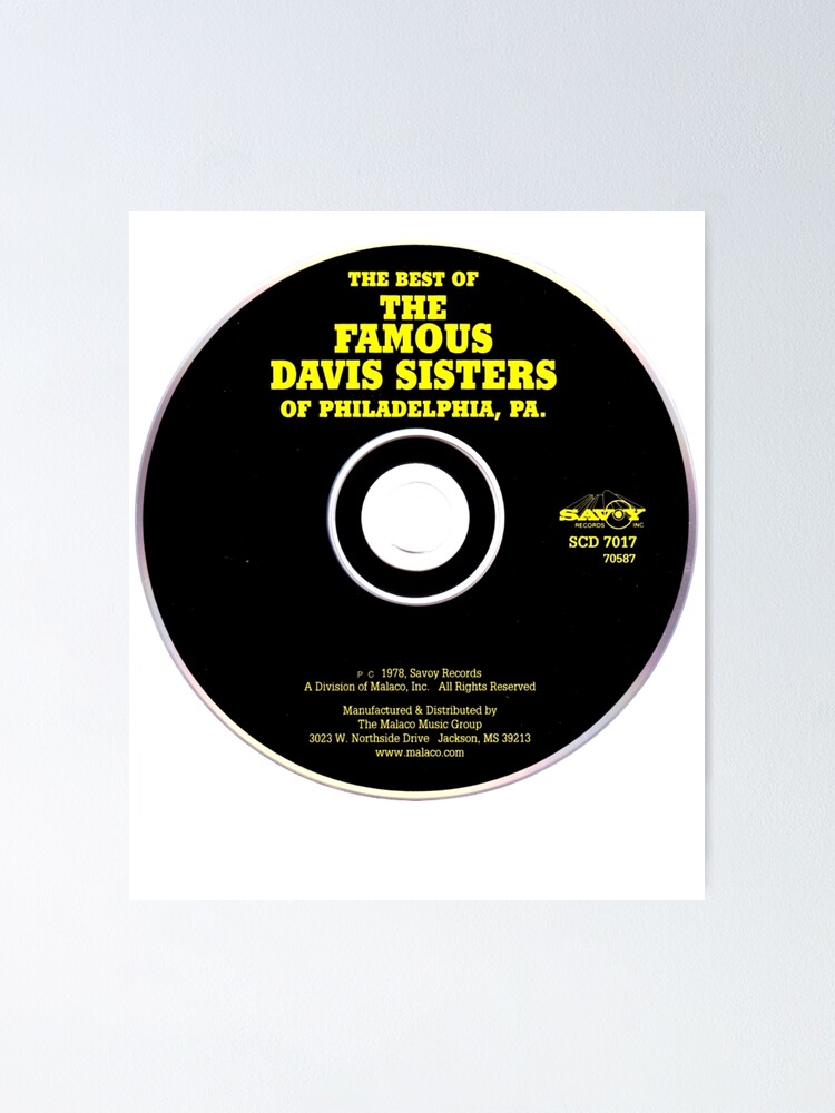 "The Famous Davis Sisters" Poster for Sale by Chrisblazestore | Redbubble