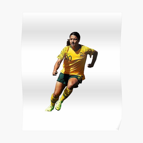 "Sam Kerr" Poster by KiaanFry | Redbubble