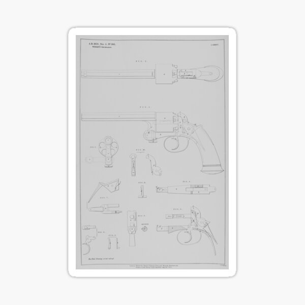 ""Improvements in Repeating Pistols and other Fire-arms" Webley 1853 ...