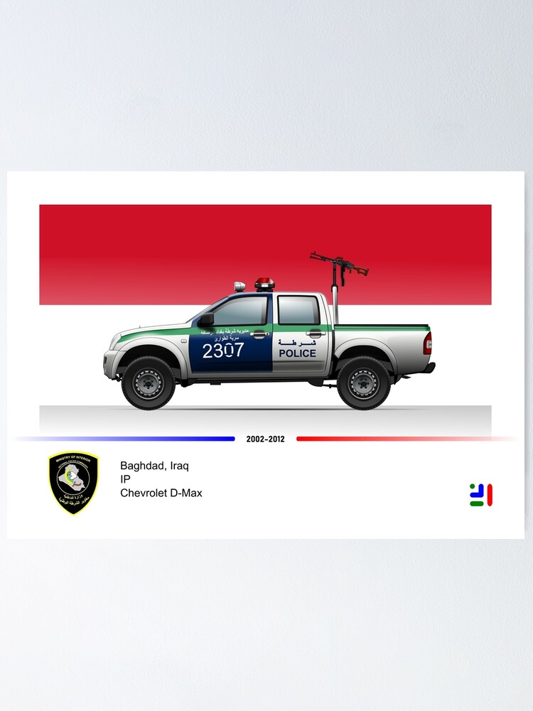 "Iraqi police vehicle" Poster for Sale by DrewPodshe | Redbubble