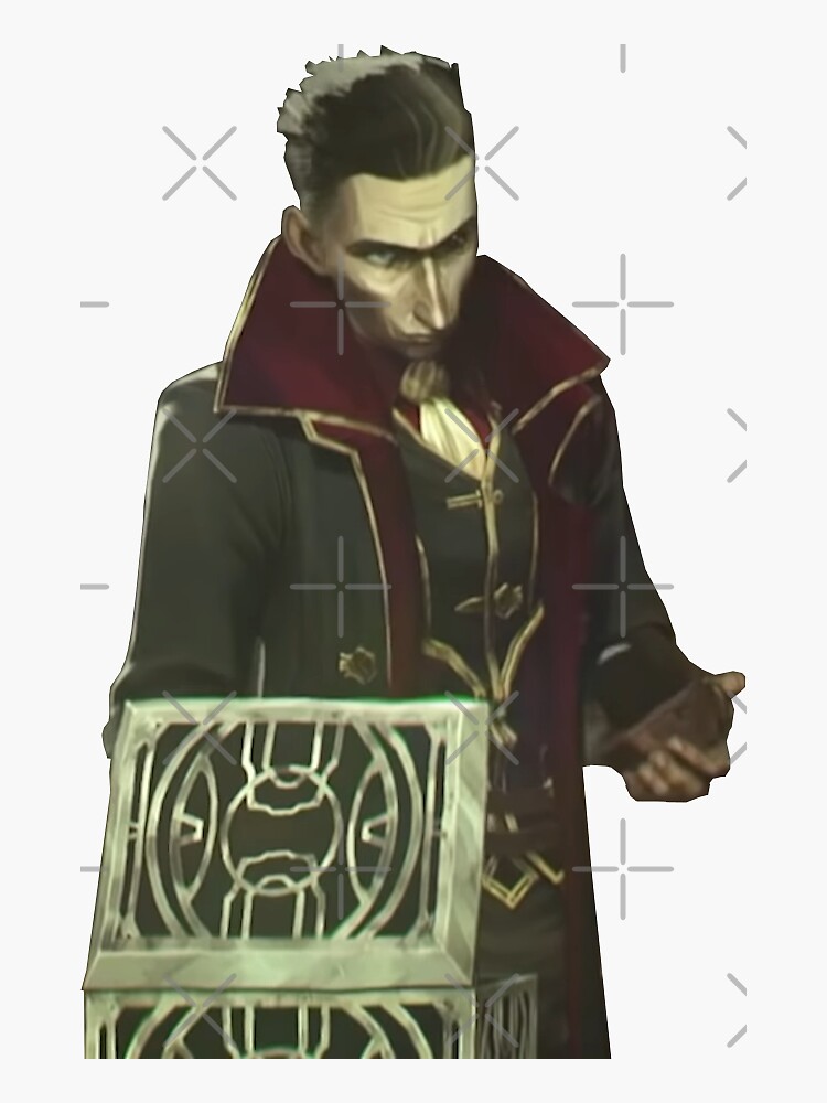 "Silco and Box" Sticker for Sale by ShamanIwo | Redbubble