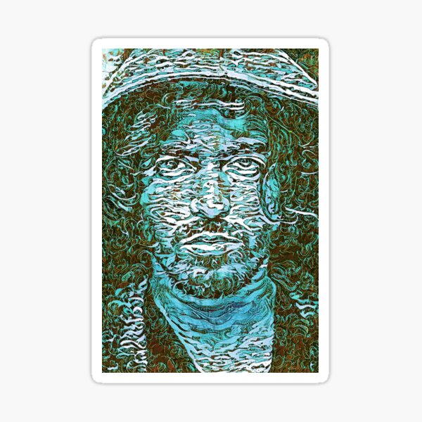 "man art,man face,man face drawing" Sticker for Sale by Artrendshop ...