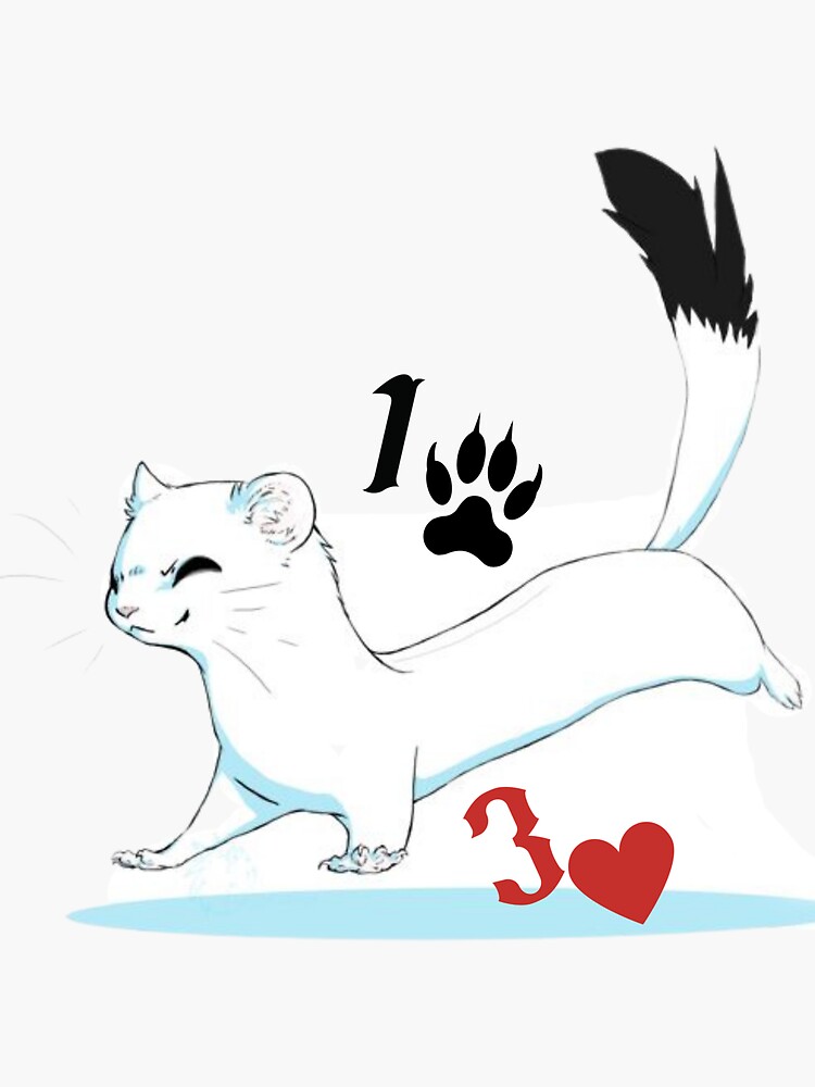 "Inscryption Stoat Adorable Vibe" Sticker for Sale by NewWaveStyle ...