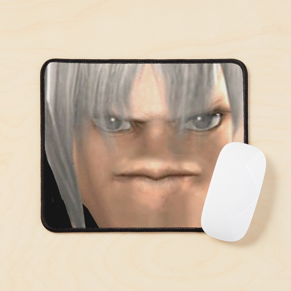 "Blursed Dante - Devil May Cry ugly funny face meme" Pillow for Sale by ...