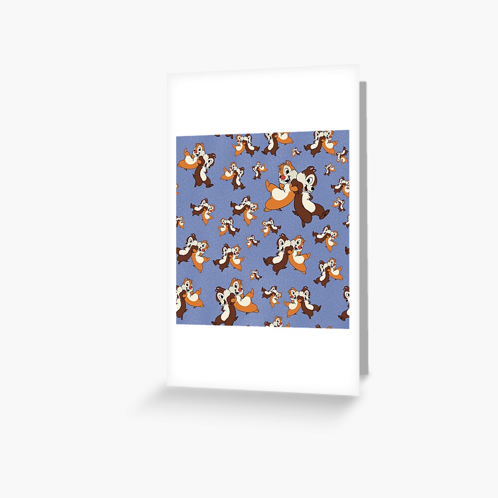 "Chip and Dale Cartoon, Hugging Chipmunks, In Arms Pattern [Seamless ...