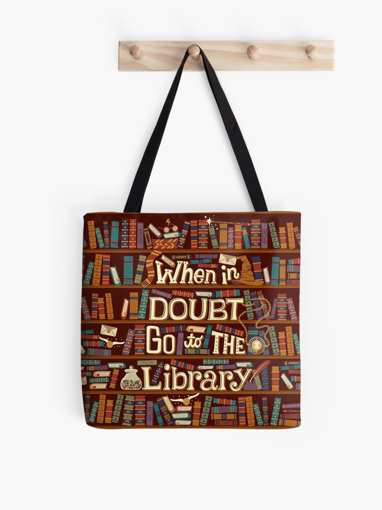 "Go to the library" Tote Bag for Sale by Risa Rodil | Redbubble