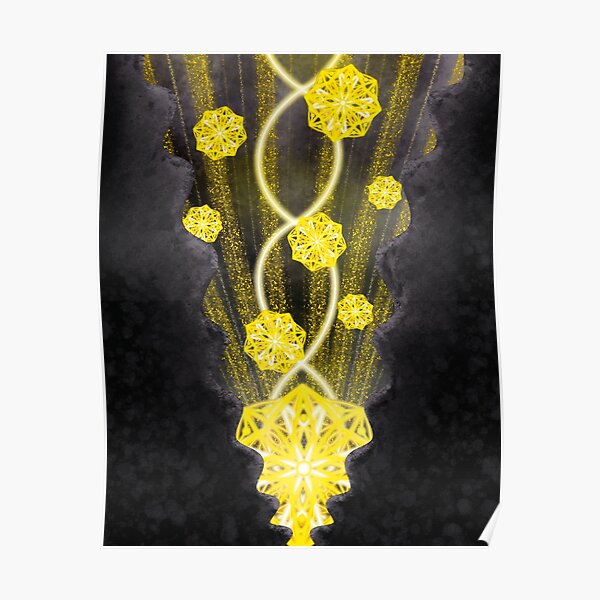"Energy of Liberation DNA Mandala Art" Poster by Lisa-Beck | Redbubble