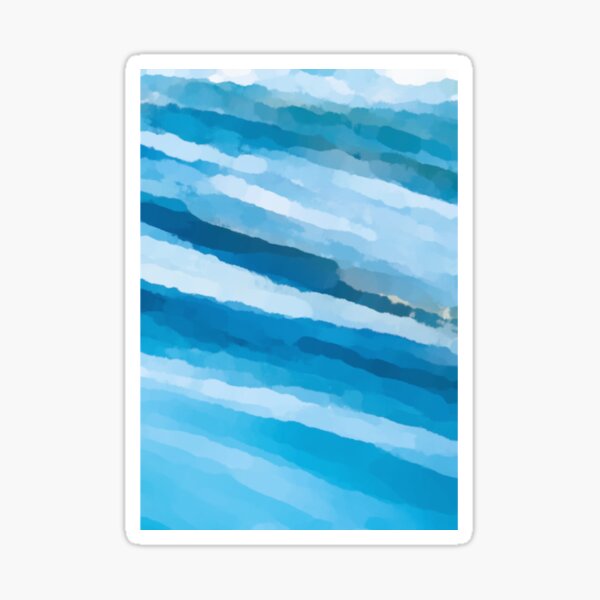 "Deep Ocean Blue " Sticker for Sale by GoyetteTravon | Redbubble