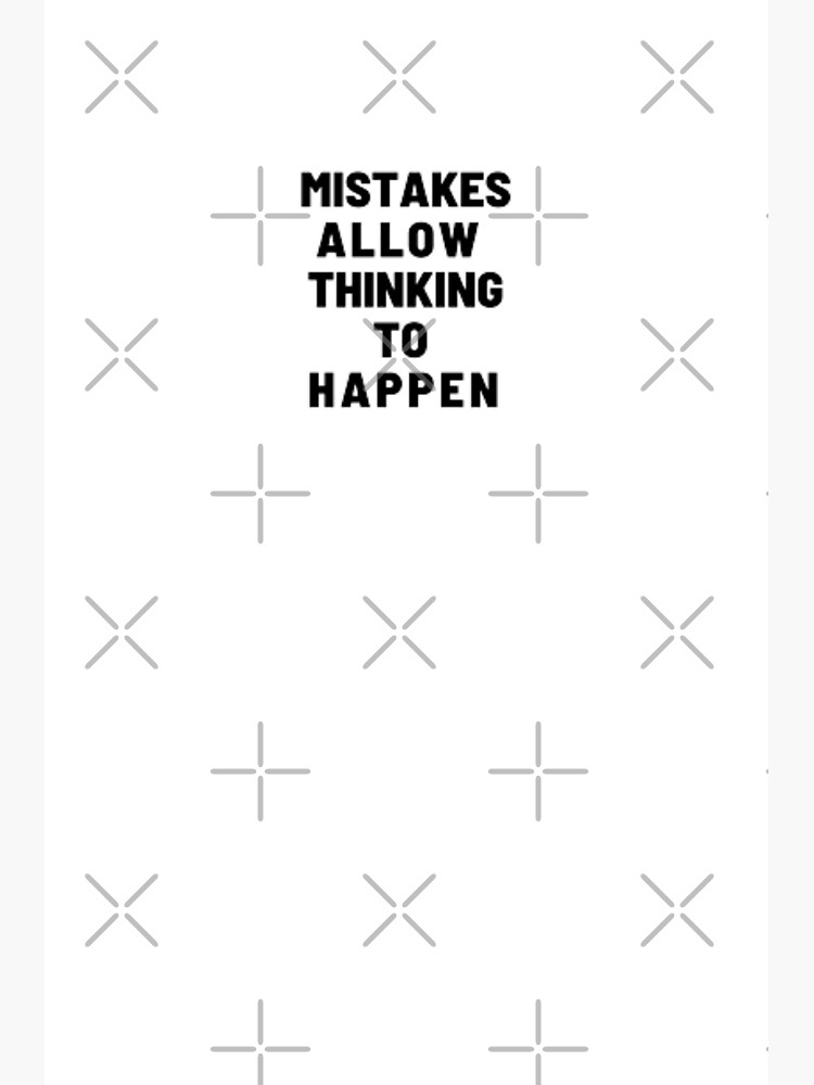 Mistakes Allow Thinking to Happen math teacher Premium Matte Vertical ...